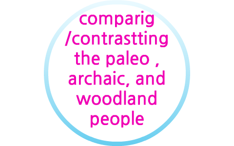 comparing /contrasting paleo,archaic and woodland period by miriam ...