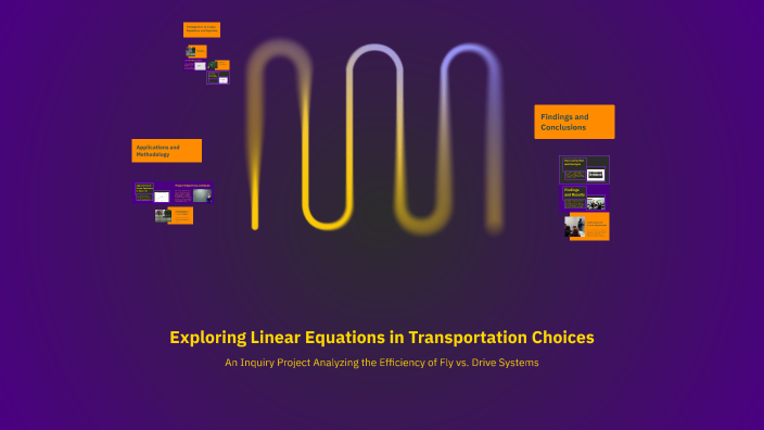 Exploring Linear Equations in Transportation Choices by Benjamin Reeves ...