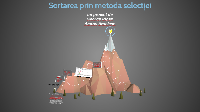 Sortarea prin metoda selecției minimului by Gavril Andrei Ardelean on Prezi