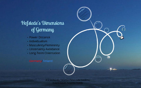 Hofstede's Dimensions of Germany by Ana Vasilevska on Prezi