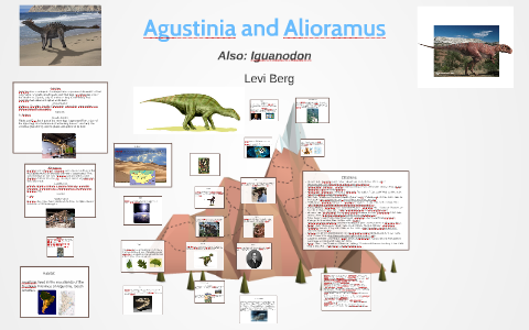 Agustinia and Alioramus by Jeremiah Winfield