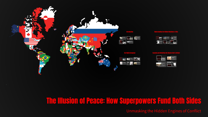 The Illusion of Peace: How Superpowers Fund Both sides of the conflict ...
