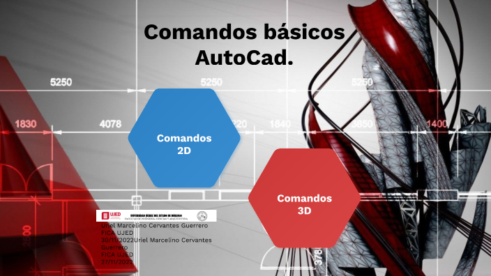 Comandos básicos AutoCAD by Uriel Cervantes on Prezi