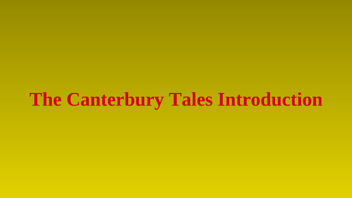 The Canterbury Tales Background by Maureen Wallace on Prezi