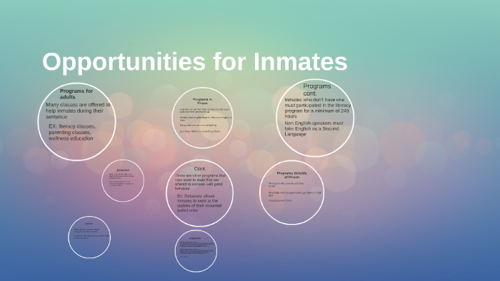 Opportunities for Inmates by Dustin Mailloux on Prezi