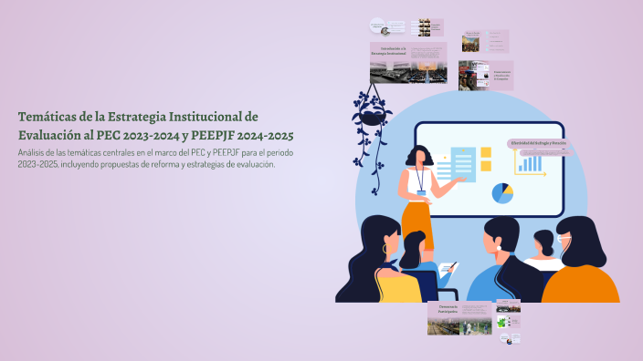Temáticas de la Estrategia Institucional de Evaluación al PEC 2023-2024 ...