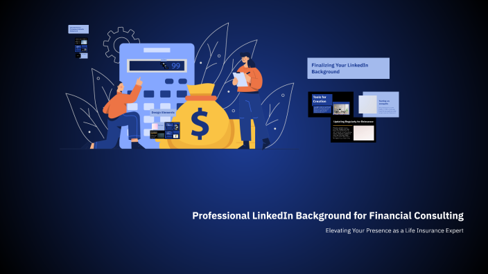 Professional LinkedIn Background for Financial Consulting by Besliu ...