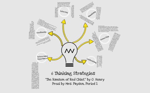 6 Thinking Strategies Short Story Model by Erin Paysen