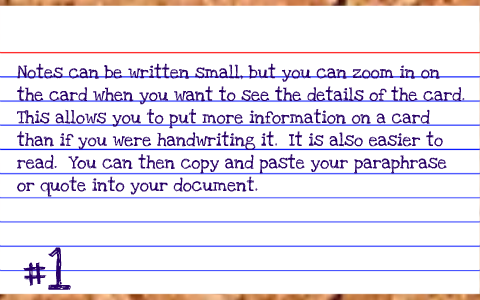 Digital Index Cards Template by Carol Robinson on Prezi