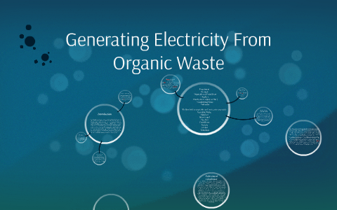 Generating Electricity From Organic Waste by Maninder Grewal on Prezi