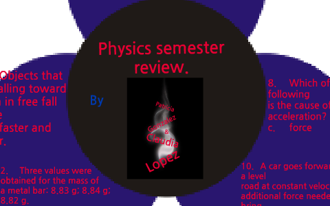 Physics semester review by Maria Gonzalez on Prezi