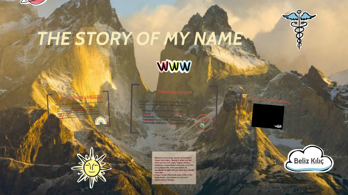 THE STORY OF MY NAME by Beliz Kılıç on Prezi