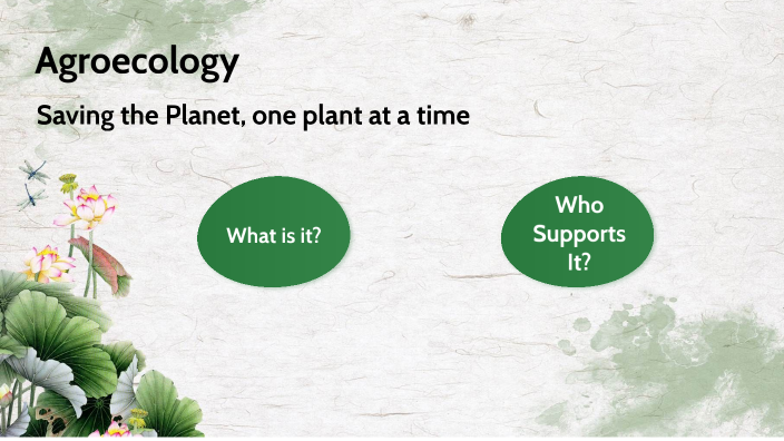 Agroecology Script Example Format by Brian C. on Prezi