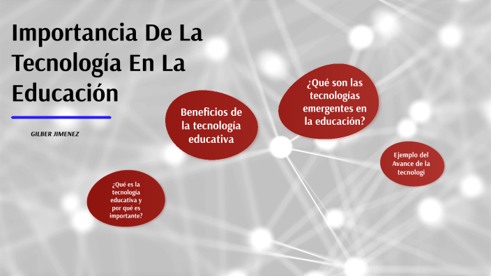 Importancia De La Tecnología En La Educaciónmportancia De La Tecnología