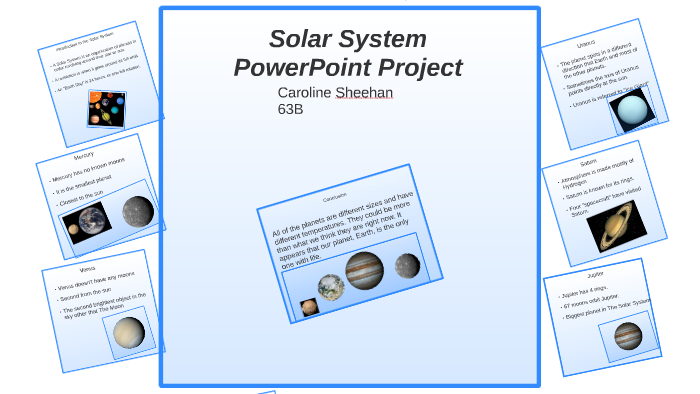 Solar System PowerPoint Project by Caroline Sheehan on Prezi