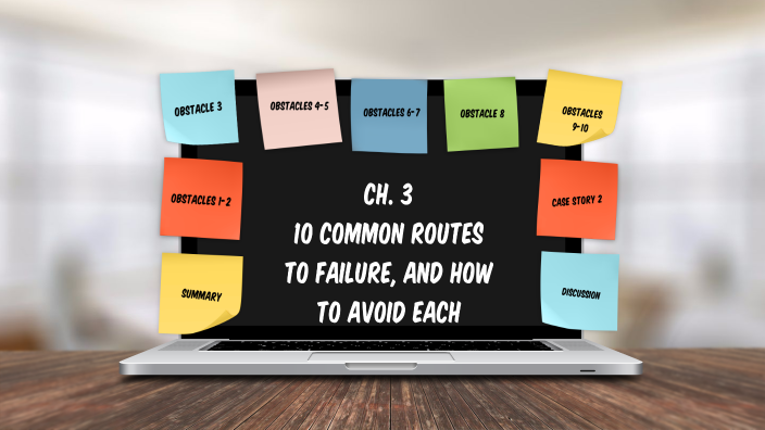 10 Common Routes to Failure, and How to Avoid Each by Brooke Pennock on ...