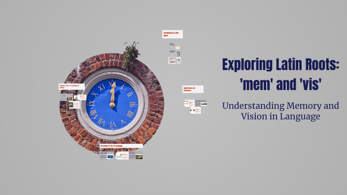 Exploring Latin Roots: 'mem' and 'vis' by Esraa El Feky on Prezi