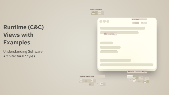 Runtime (C&C) Views with Examples by Eric Kaloki on Prezi