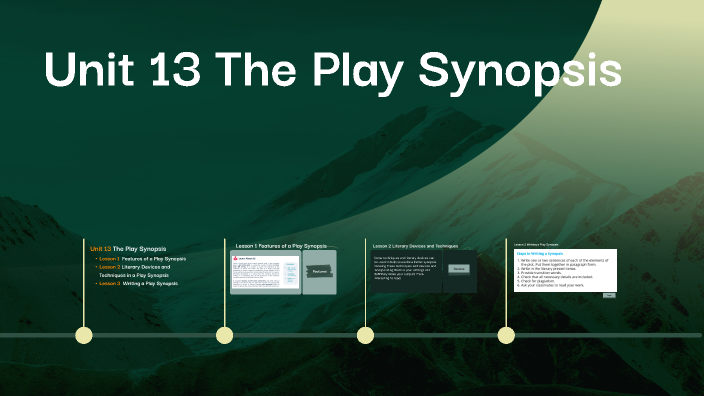 Unit 13 The Play Synopsis by Jojo Lacsamana on Prezi