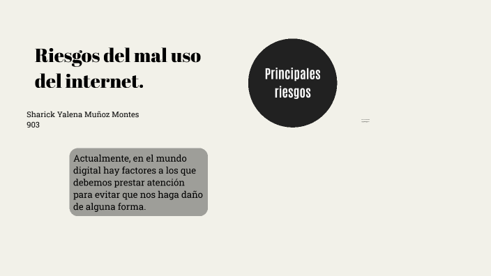 Riesgos del mal uso del internet by Raymin Rafy BST on Prezi