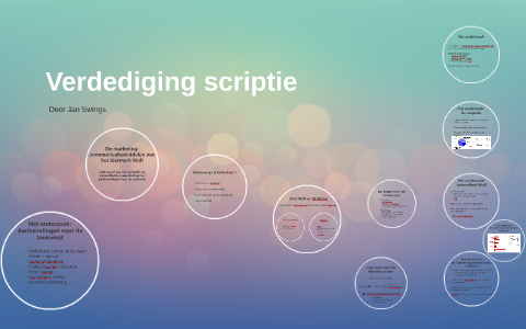 Verdediging scriptie by Jan Swings on Prezi