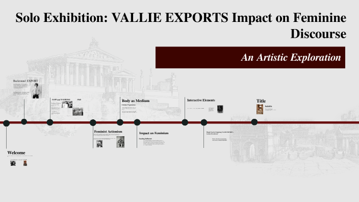 Solo Exhibition: VALLIE EXPORTS Impact on Feminine Discourse by eugene ...