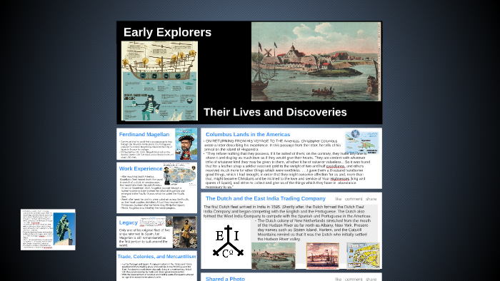 Early Explorers, Their Lives and Discoveries by on Prezi