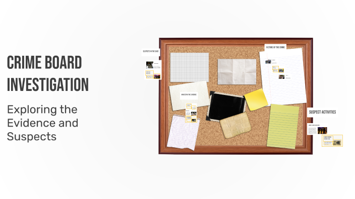 Crime Board Investigation by blaine hunter on Prezi