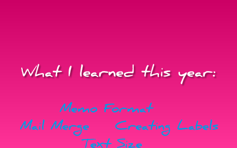 Microsoft Word by lilly clevenger on Prezi