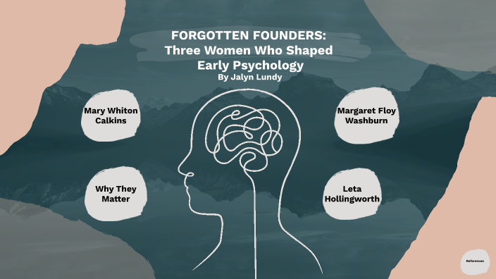 FORGOTTEN FOUNDERS: Women Who Shaped Early Psychology by jalyn lundy on ...