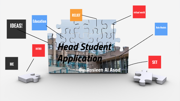 Head Student Application by Rosleen Al Asad on Prezi