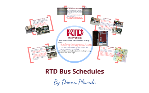 RTD Bus Schedules by Donna Plourde on Prezi