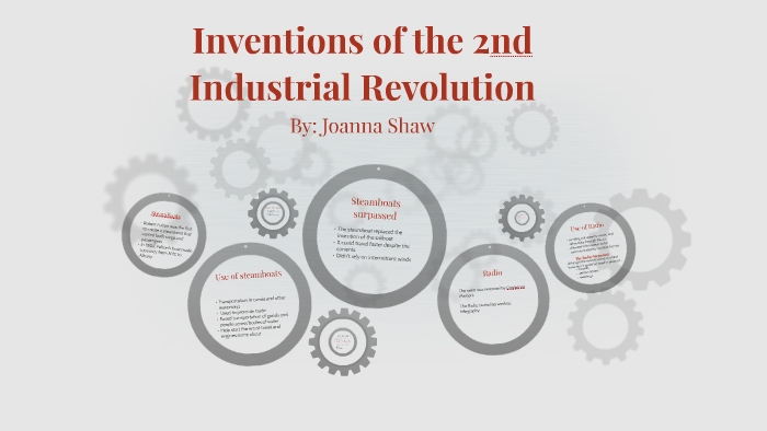 Inventions of the 2nd industrial revolution by Joanna Shaw
