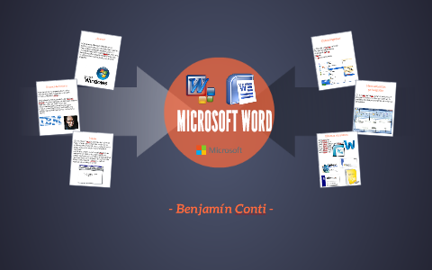 MICROSOFT WORD by Benjamin Conti