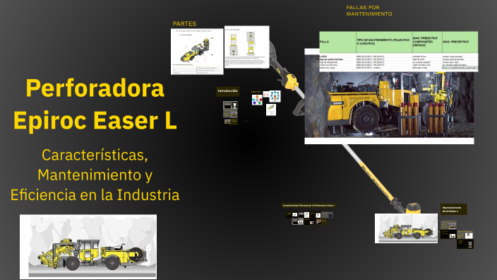 Perforadora Epiroc Easer L by willy quilla marca on Prezi