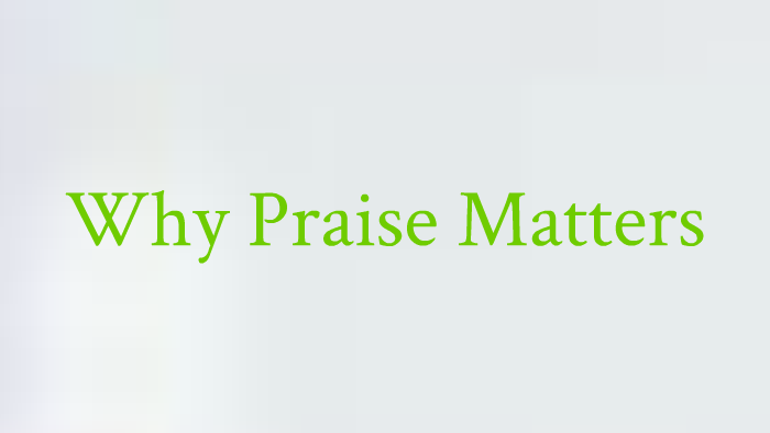 Why Praise Matters by Joan Ledbetter on Prezi