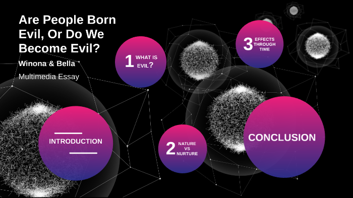 Are People Born Evil, Or Do We Become Evil? by Bella Wright on Prezi