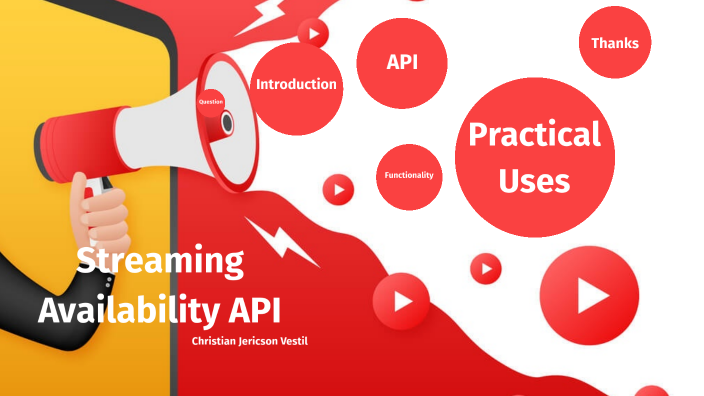 Streaming Availability API by Christian Jericson on Prezi