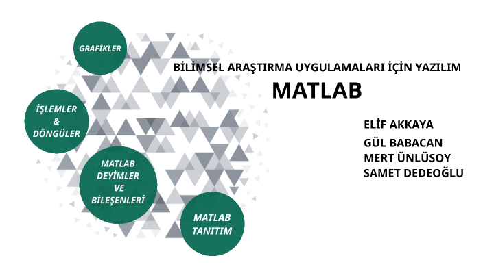 matlab sunum by Elif Akkaya on Prezi