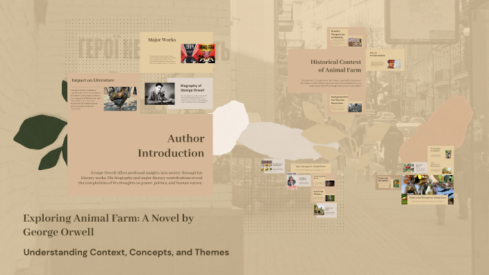 Exploring Animal Farm: A Satirical Fable by Miles Harvey on Prezi