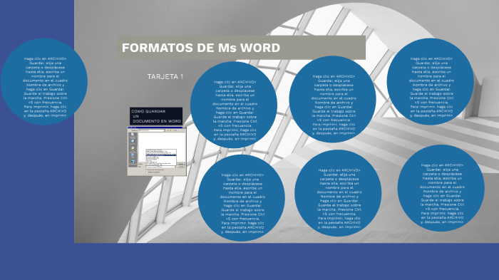 FORMATOS DE MS WORD by SILVIA DIAZ on Prezi