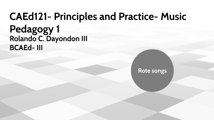 rote songs by Roland Cipres on Prezi