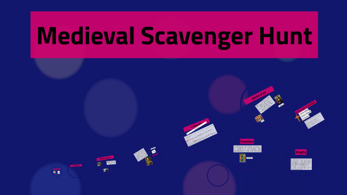 Medieval Scavenger Hunt by Sammi Schmidt on Prezi