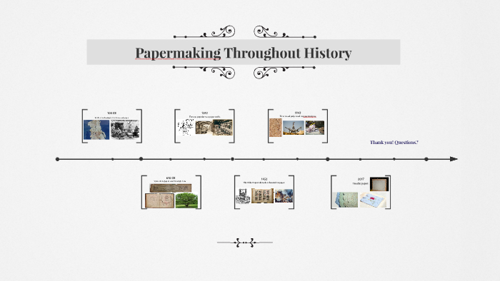 Papermaking Throughout History by Madison P. on Prezi