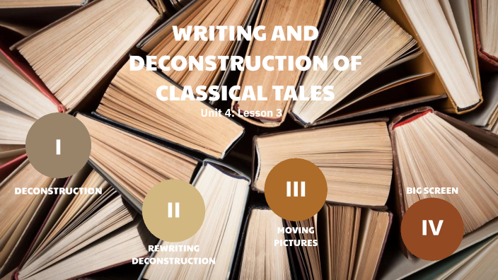 Writing and Deconstruction of Classical Tales by Cabarteja, Hannah M ...