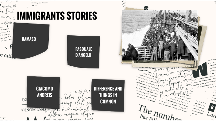 immigrants stories by Silvia Signorelli on Prezi