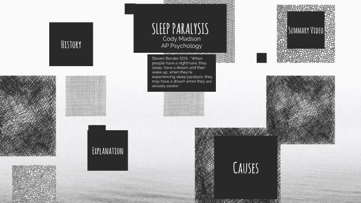 Sleep Paralysis Presentation AP Psychology by Cody Madson on Prezi