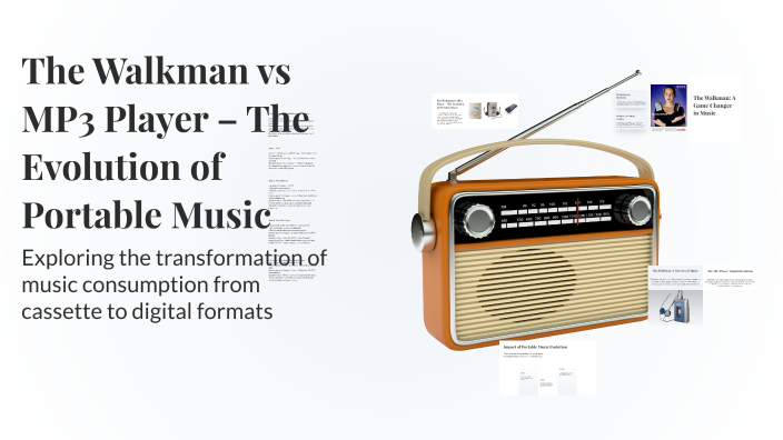 The Walkman vs MP3 Player – The Evolution of Portable Music by hendrick ...