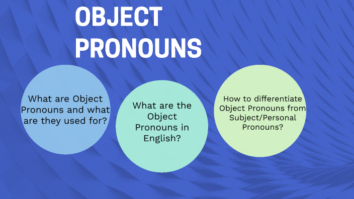 Object pronouns by Salomé Estrada on Prezi