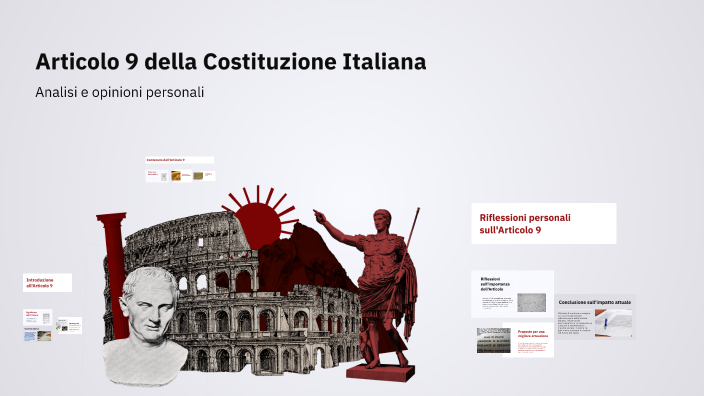 Articolo 9 della Costituzione Italiana by Maurizio Sanità on Prezi
